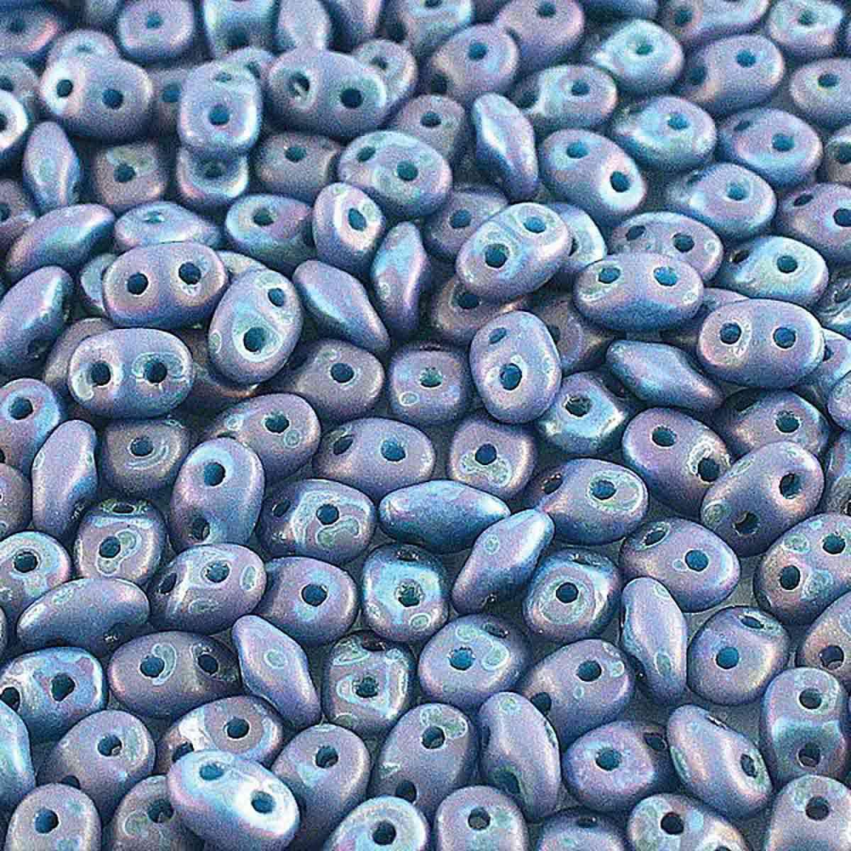 MiniDuo Beads, Nebula Turquoise Blue Matt, MSD6303-85001, 8 grams ...