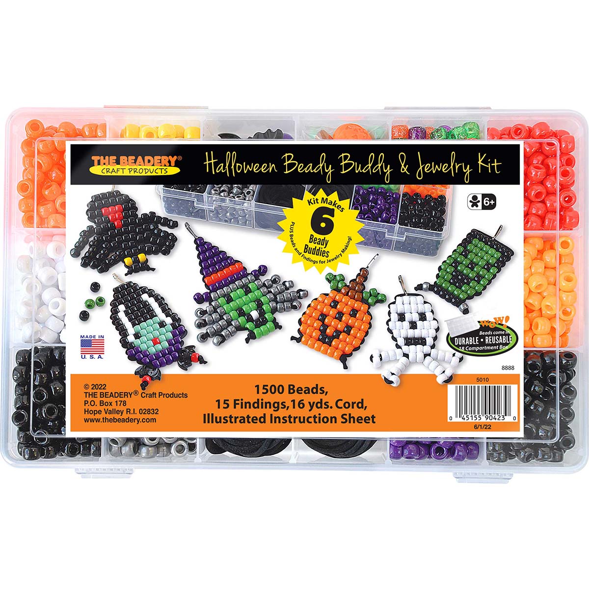 The Beadery Halloween Spooktacular Box Beading Kit | Michaels