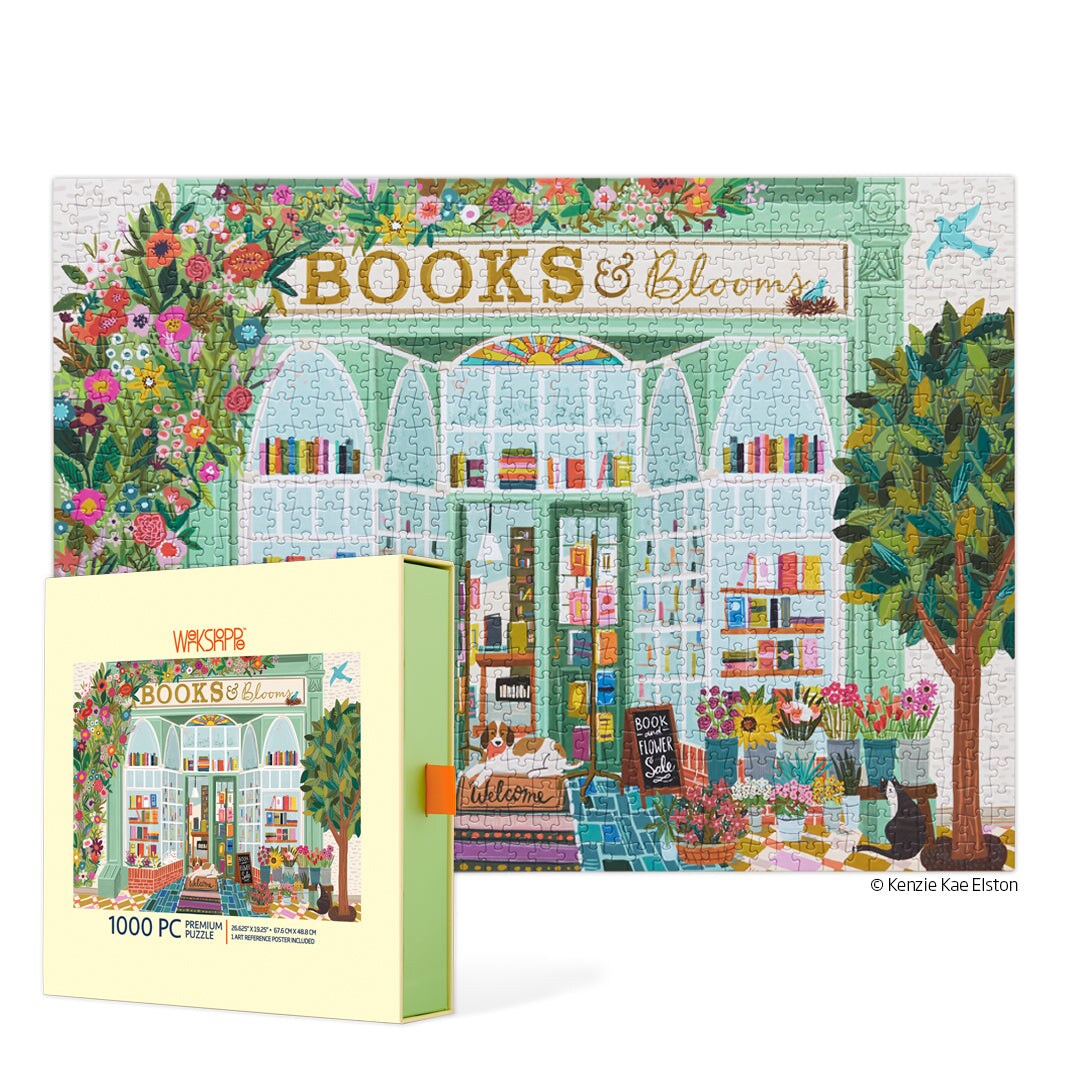 Books And Blooms 1000 Piece Puzzle | Michaels