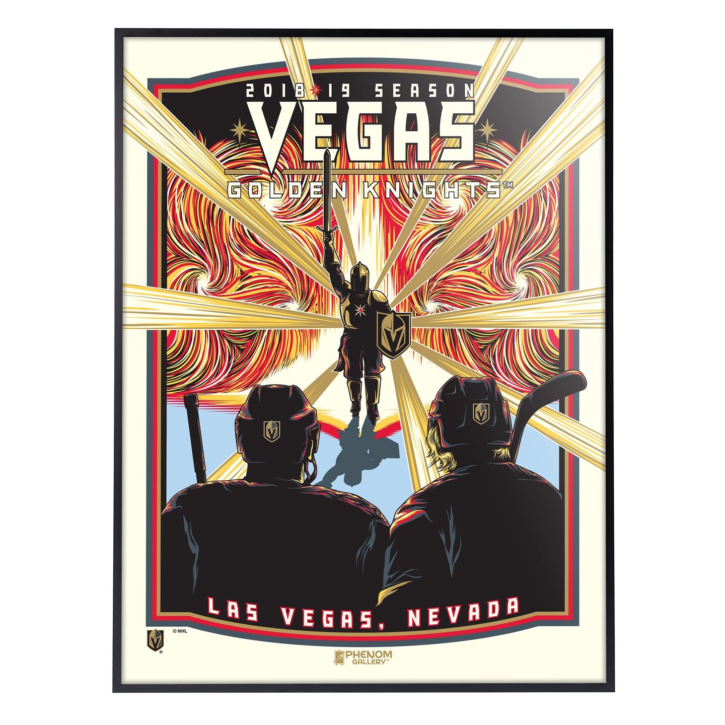 Phenom Gallery Vegas Golden Knights '18-19 Season Deluxe Framed Serigraph | Michaels
