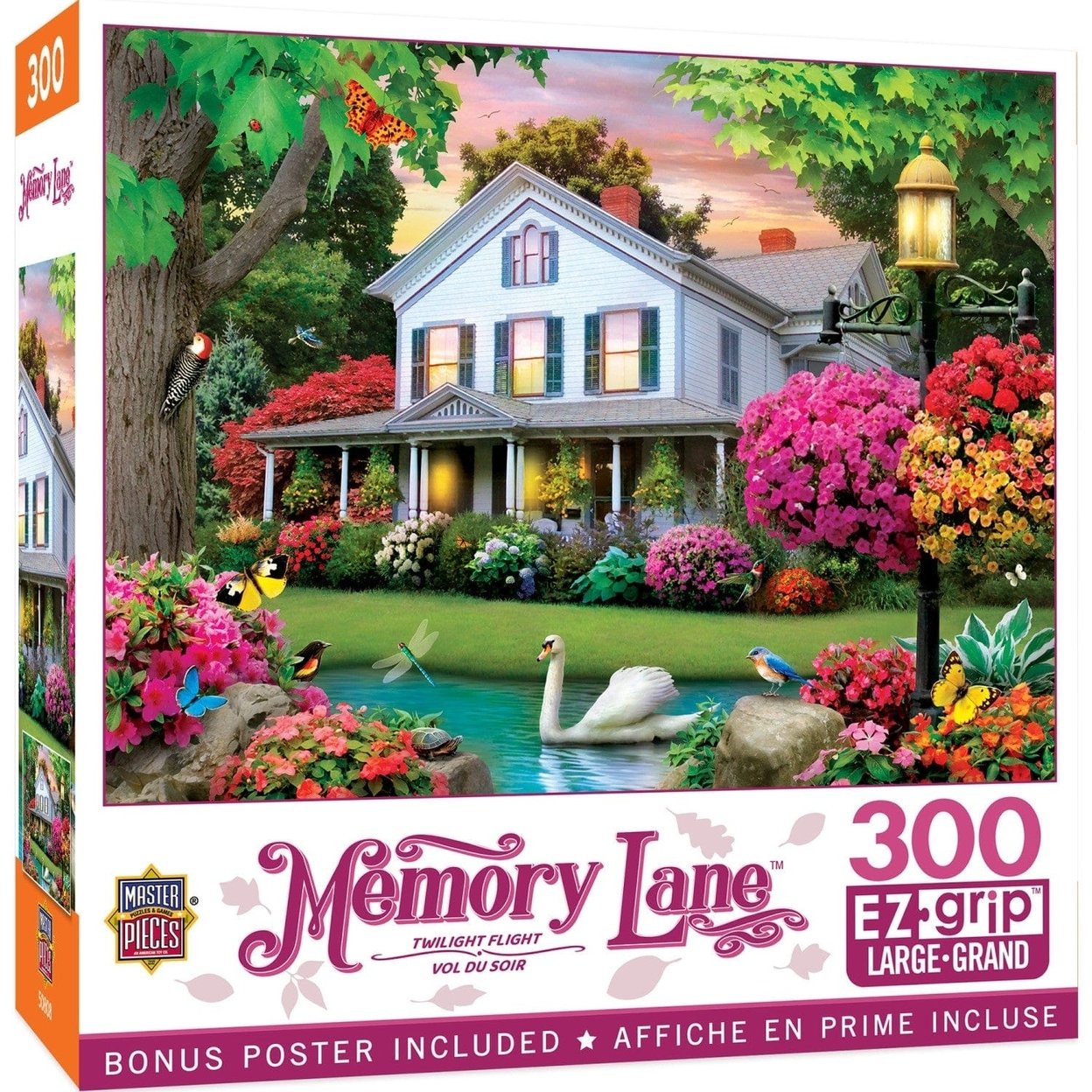 Masterpieces Memory Lane Twilight Flight 300 Piece Ez Grip Jigsaw Puzzle 18X24 | Michaels