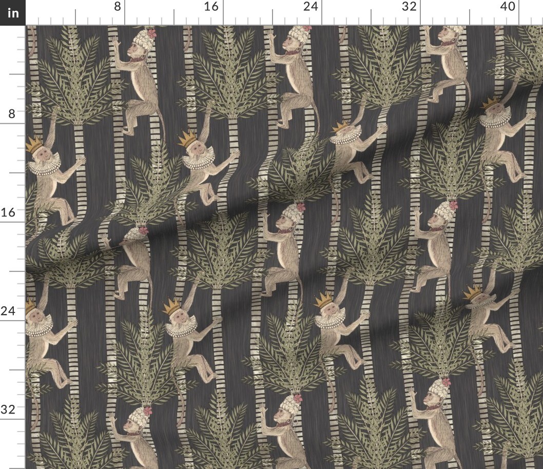 Various Fabrics by the Yard or Fat Quarter Jungle Palm Tree King And ...