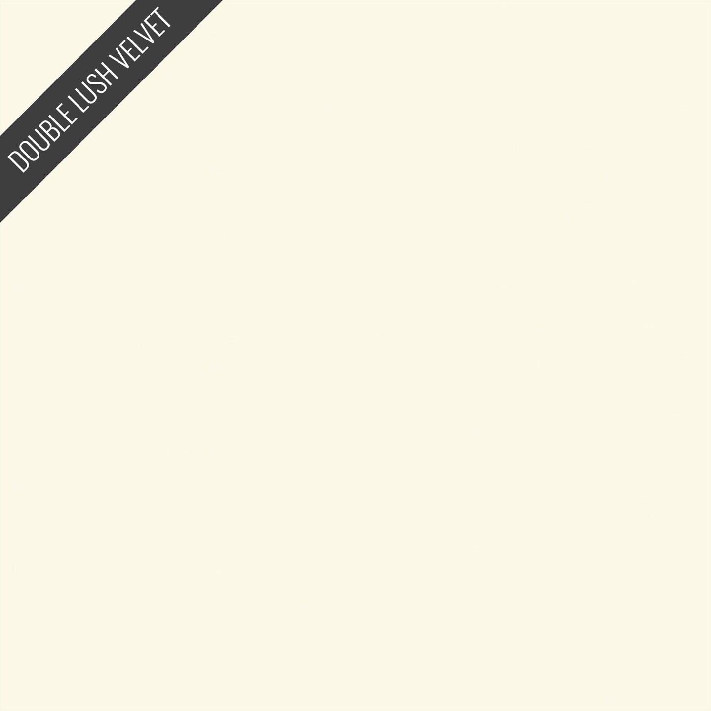 Double Lush Velvet Solid in Le Creme (lv120-lecreme) | Double Lush ...