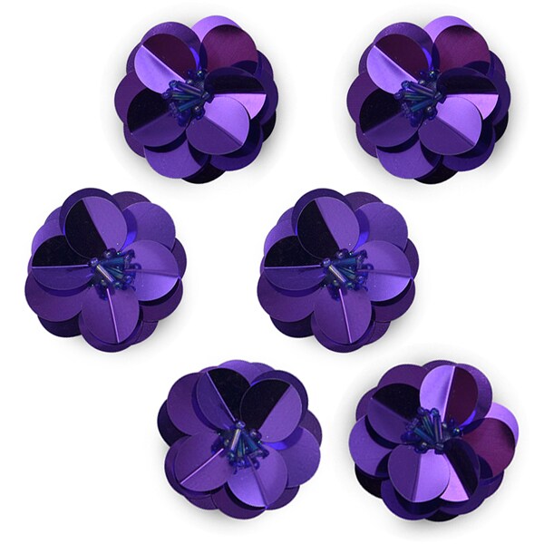 Pack of 3 Cluster Flower Sequin Applique Pack of 2 | Michaels
