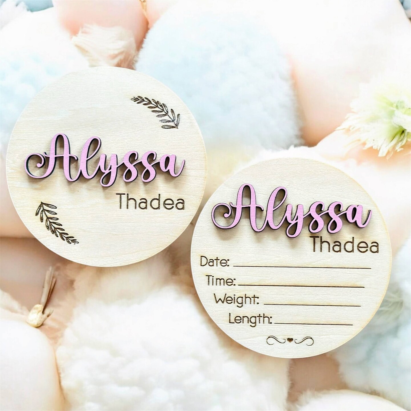 Custom Baby Name Signs, Hospital Name Sign, Baby Announcement Sign ...