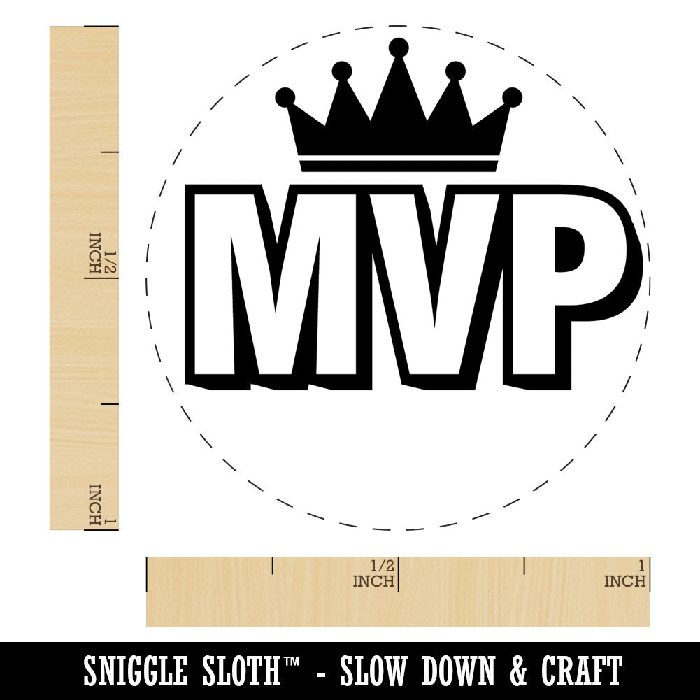 MVP Most Valuable Person Sports Competition Award Rubber Stamp for ...