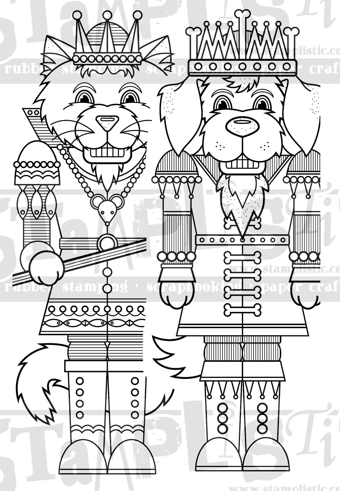 Set 3 - Mini Nutcracker Stamps with Dies | Michaels
