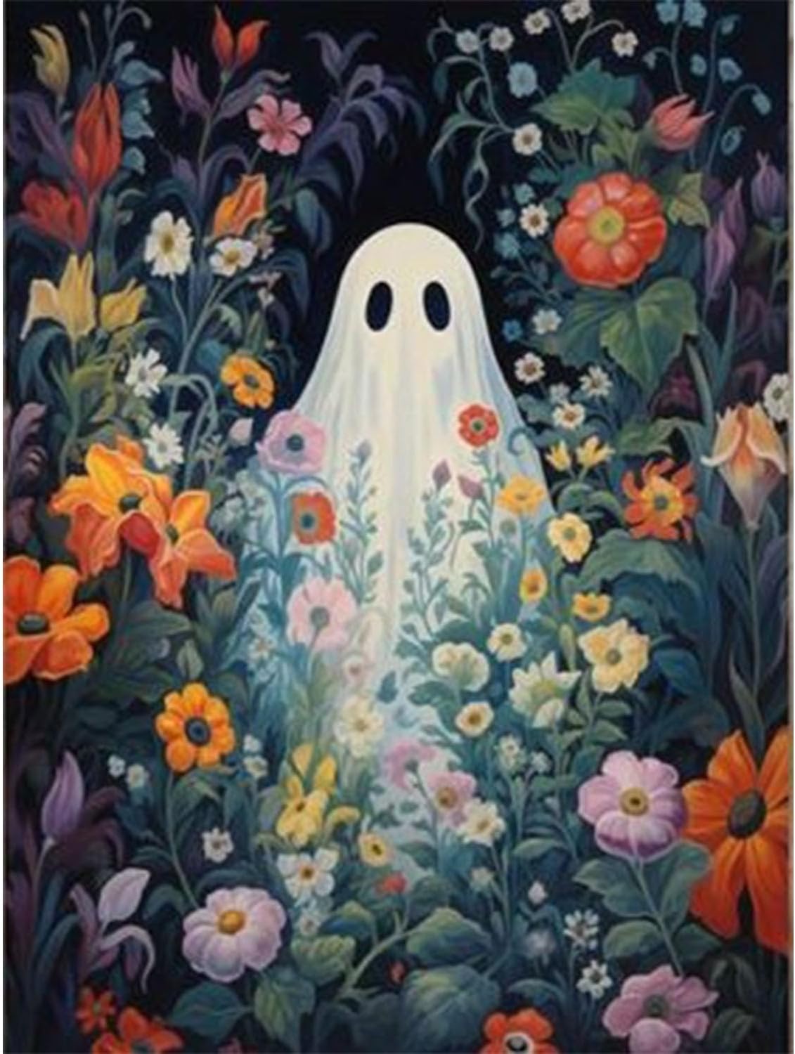 Spooky Halloween Diamond Painting Kit for Adults – Ghost Gem Art Craft ...