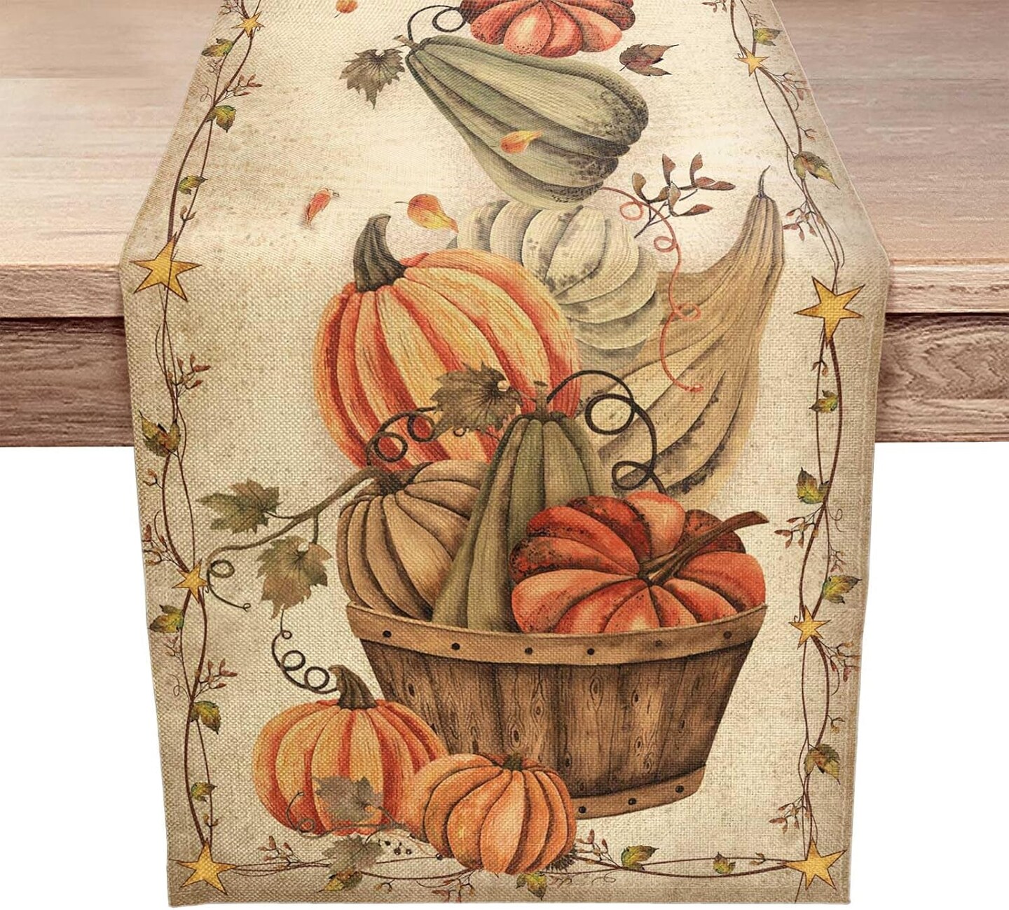 Fall Harvest Vintage Pumpkins Table Runner - Fall Pumpkin | Michaels