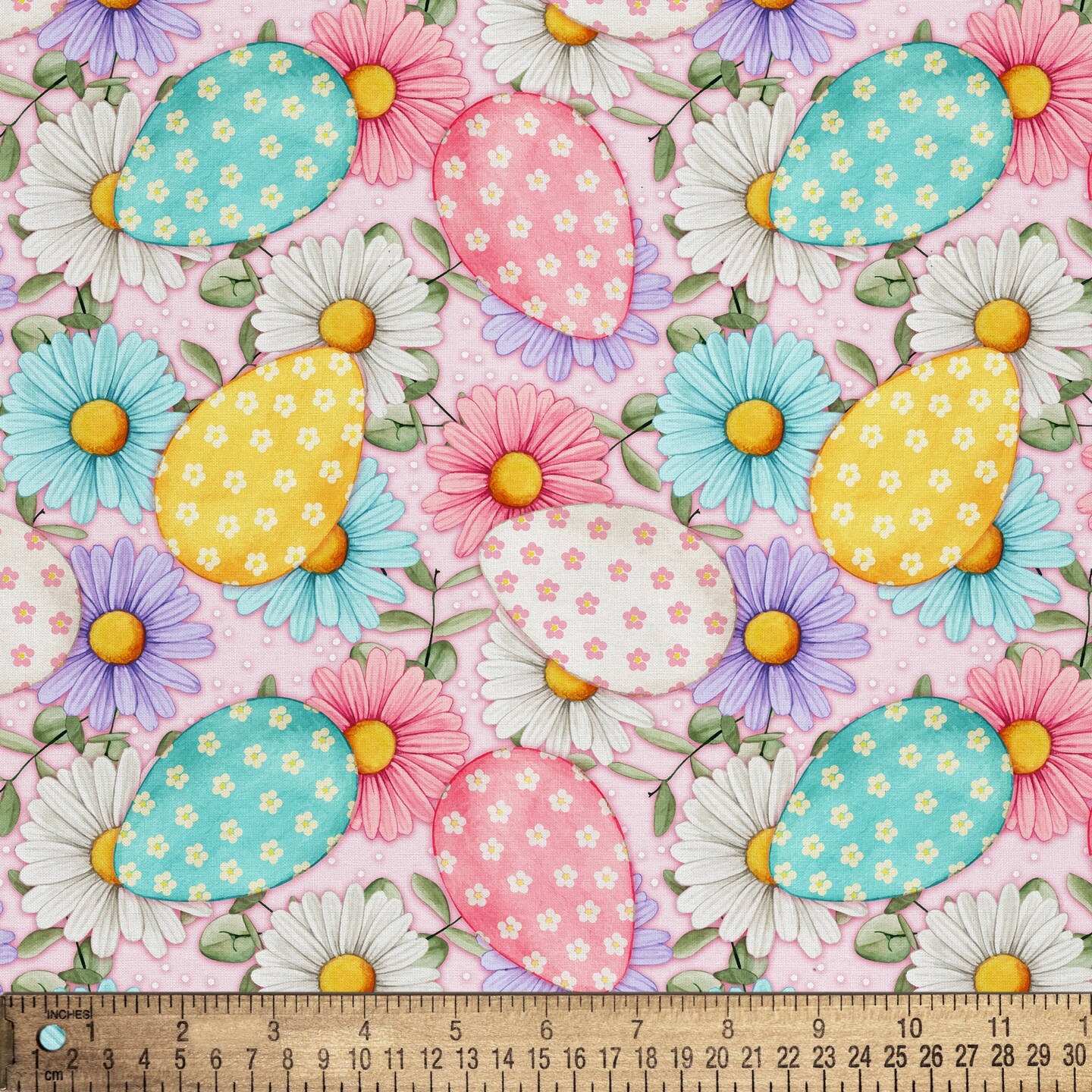 DAVID TEXTILES SPRING EGGS PINK 8 YD BOLT | Michaels