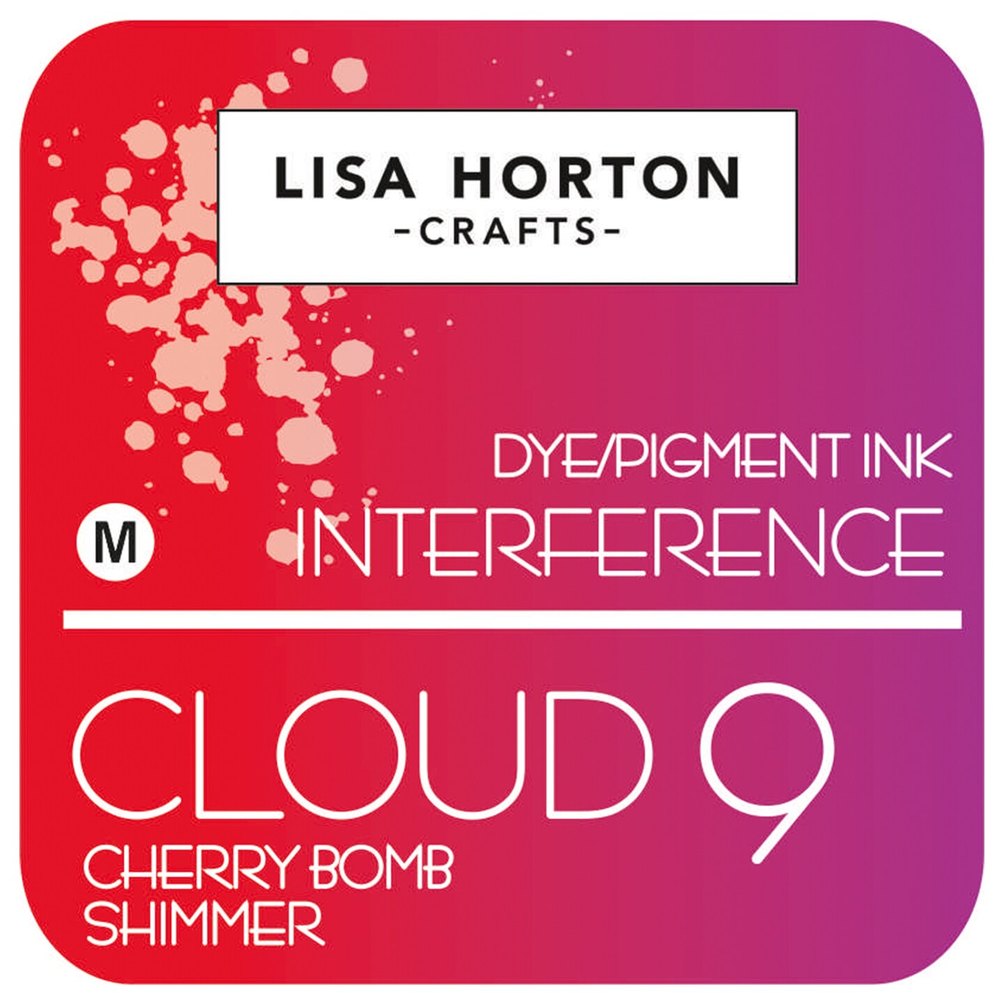 Lisa Horton Crafts Cloud 9 Shimmer Interference Ink Pad, Color: Cherry ...