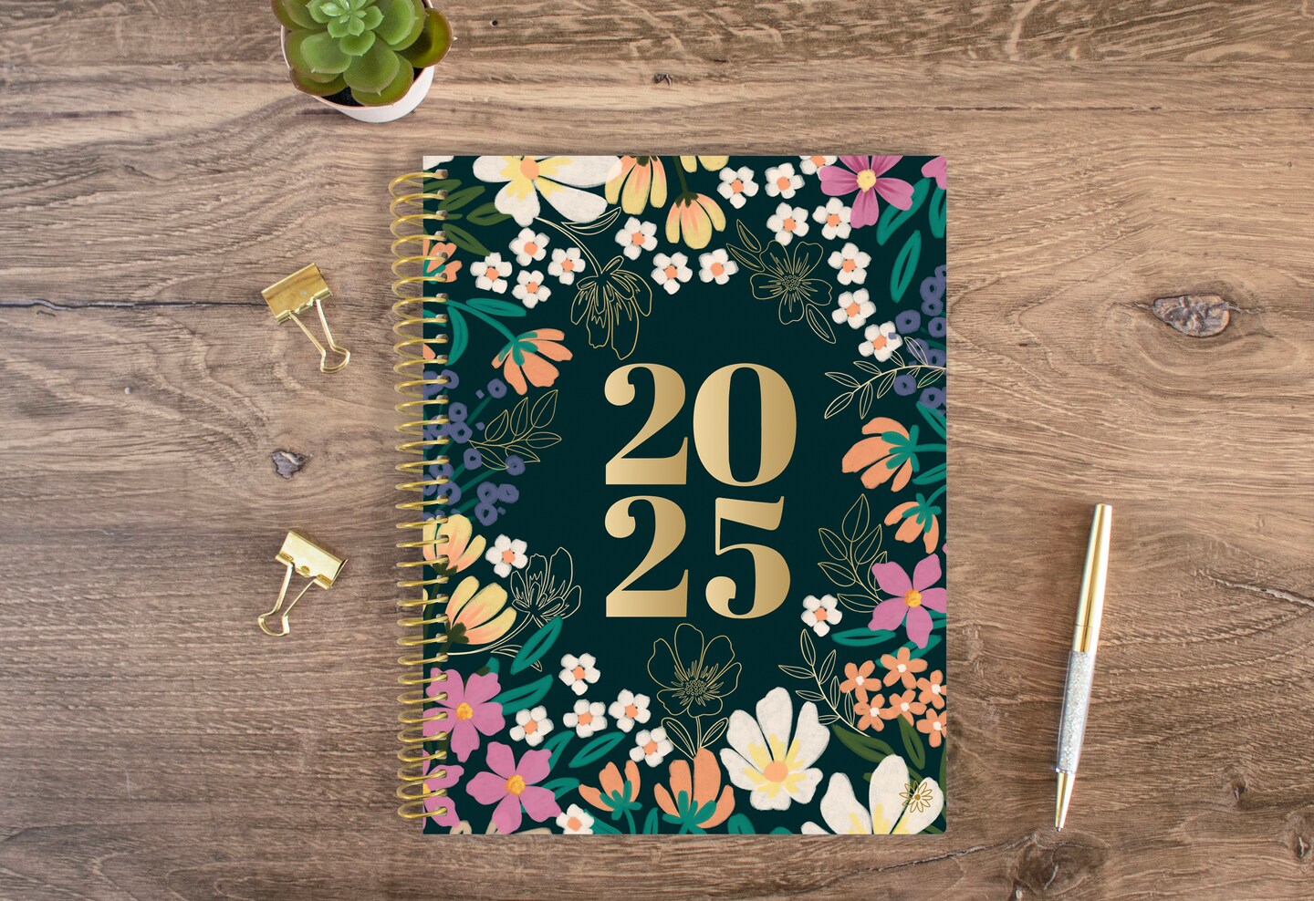 bloom daily planners 2025 Soft Cover Planner, 8.5" x 11", Blooming ...