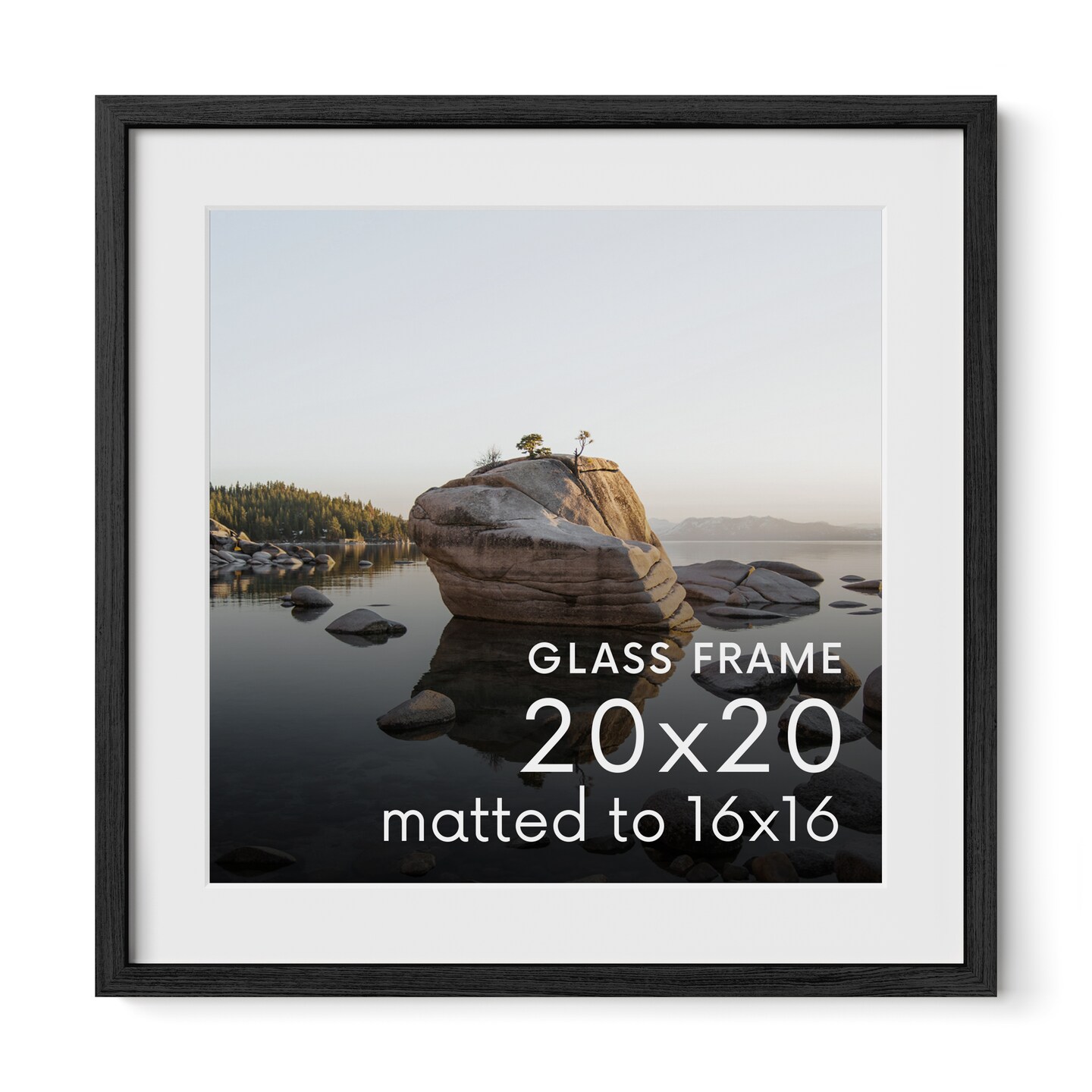 Haus and Hues Oak Wood Picture Frames Matted with Real Glass | Michaels