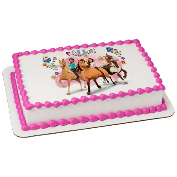 Spirit Find Your Adventure Edible Cake Topper Image 1/4 sheet | Michaels