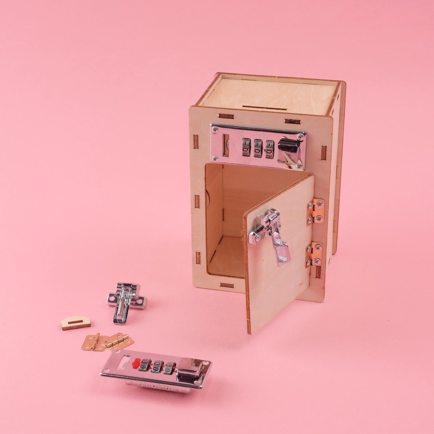 Combination Lock Box DIY Kit - Personalizable Money Bank, Educational ...