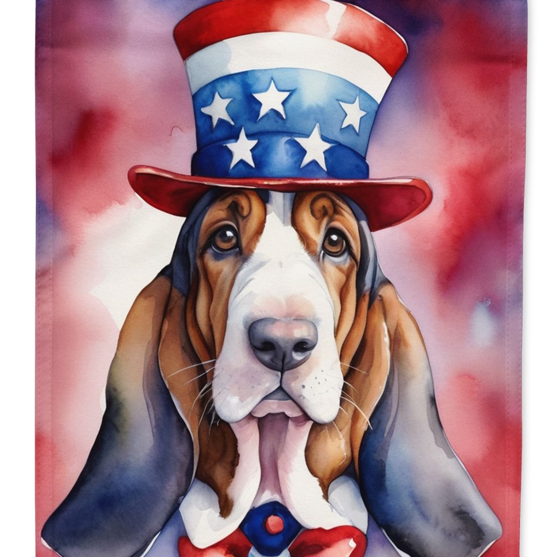 Edge Collections - 11.25" X 15.50" - Multicolor - Basset Hound ...