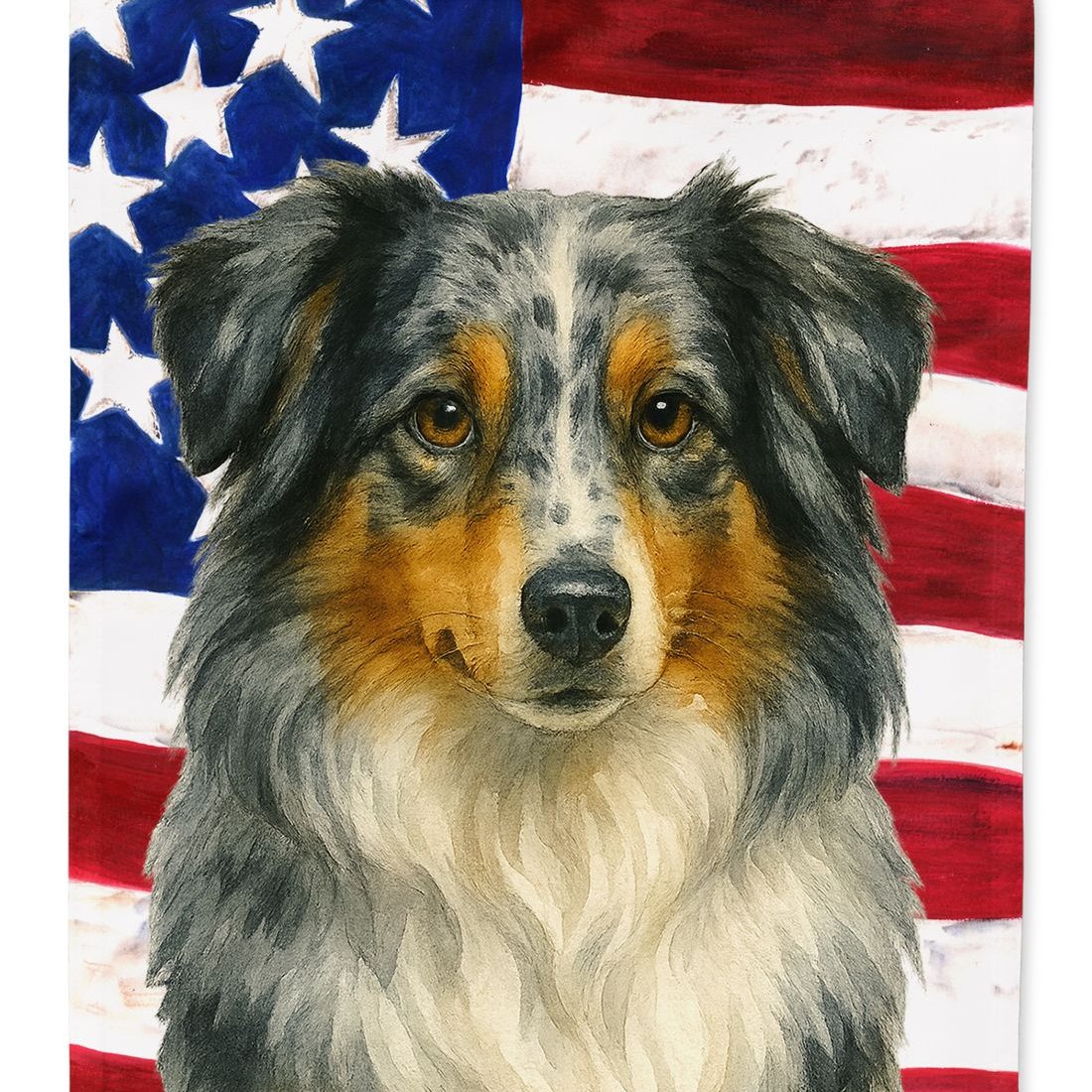 Edge Collections - 28" X 40" - Blue - Merle American Shepherd Large ...