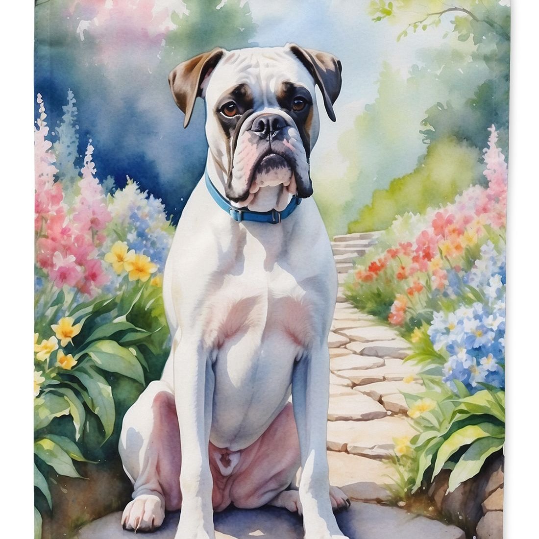 Edge Collections - 28" X 40" - White - Boxer Spring Path Large Porch ...