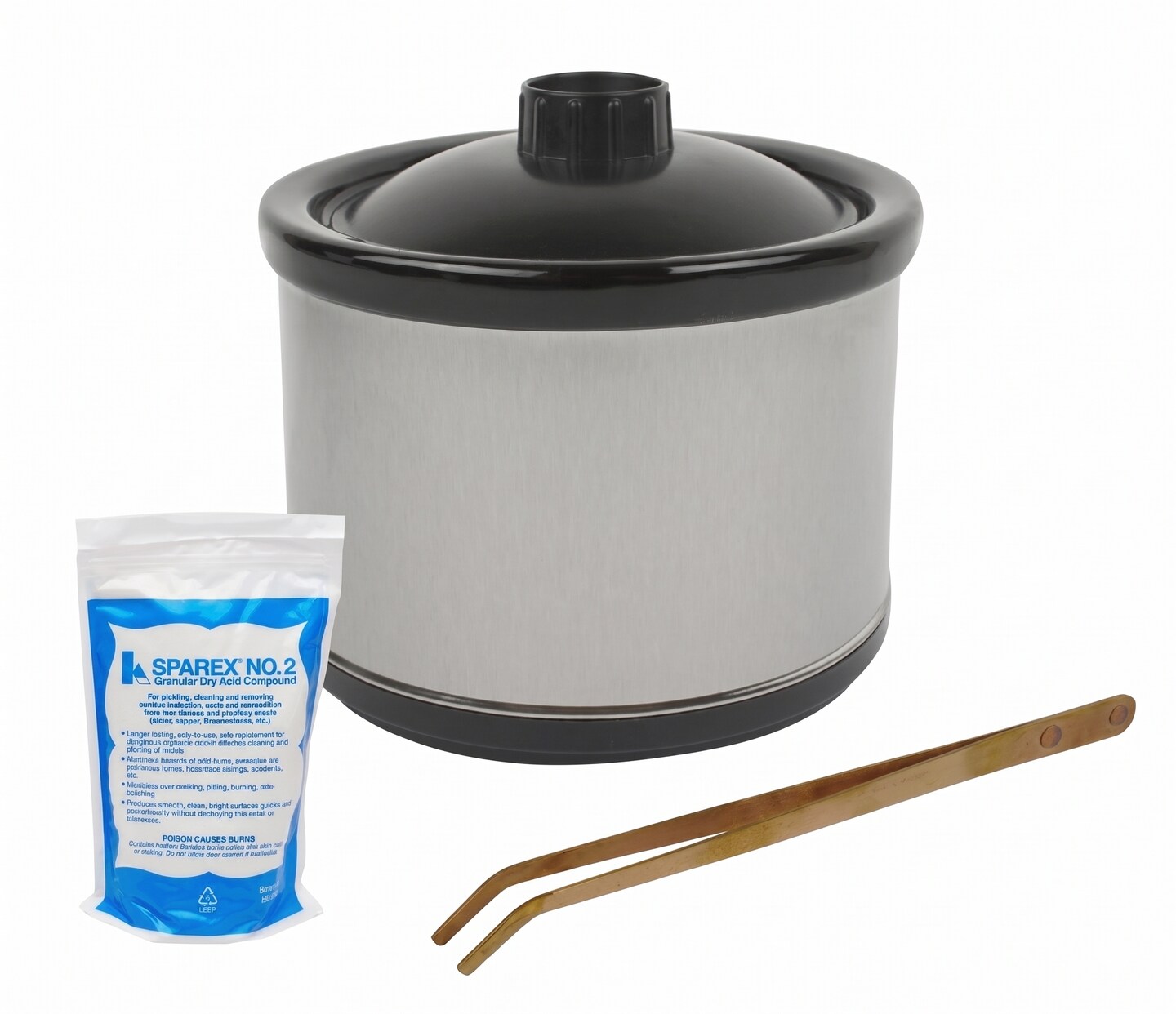 Jewelry Soldering Kit with Pickle Pot, 10 Oz Sparex Compound, & Copper ...