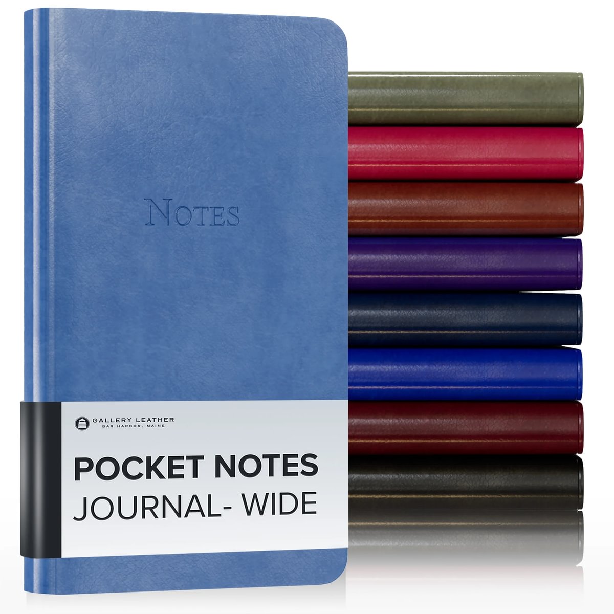 Gallery Leather Wide Pocket Notes Journal - 6" x 4.25” | Michaels