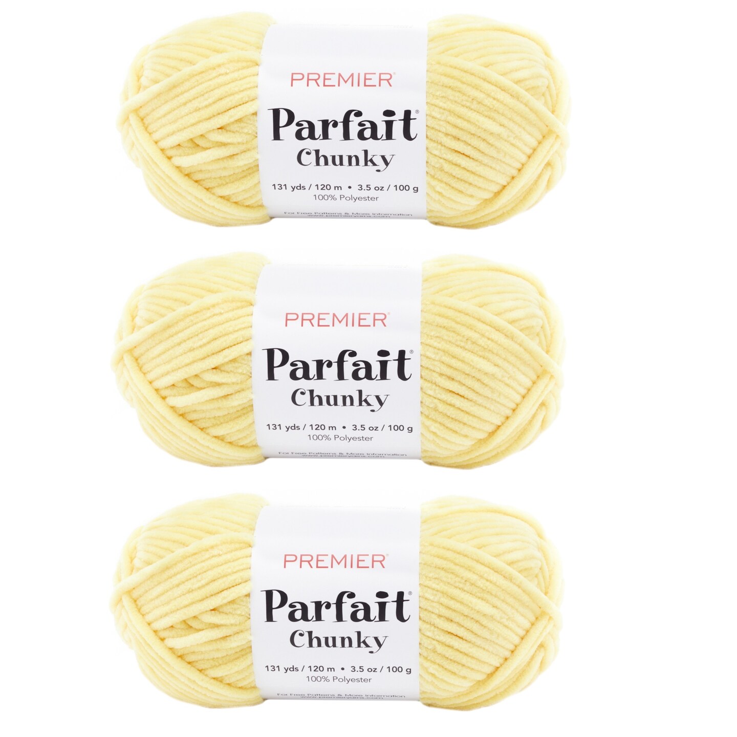 Multipack of 3 - Premier Parfait Chunky Yarn-Sunshine | Michaels