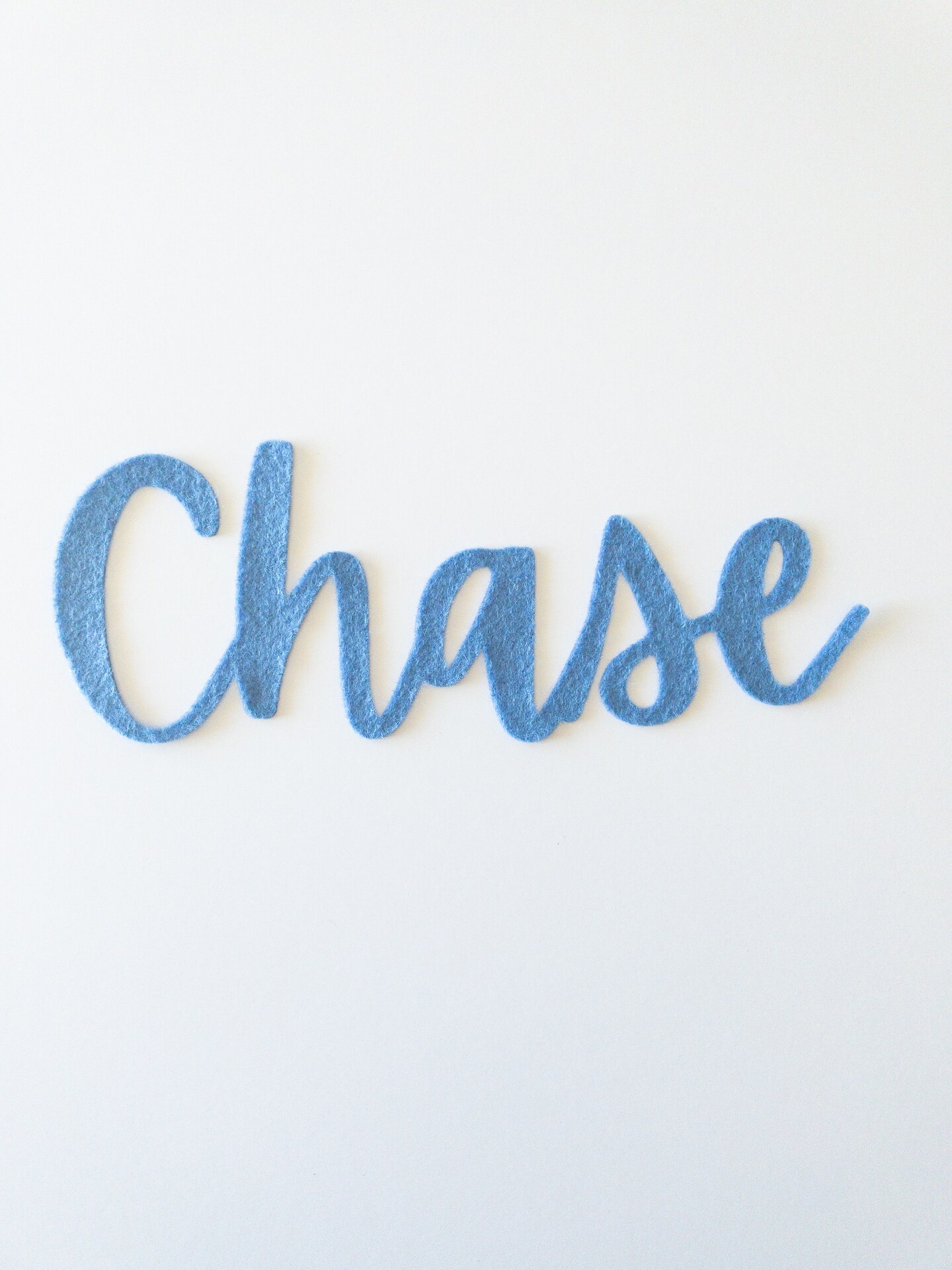 Custom Iron On felt names for personalized gift with felt name script ...