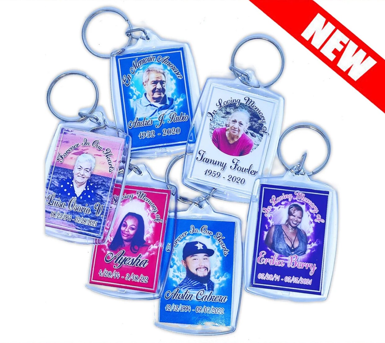 In loving Memory of Rest In Peace Custom Key chains personalized ...