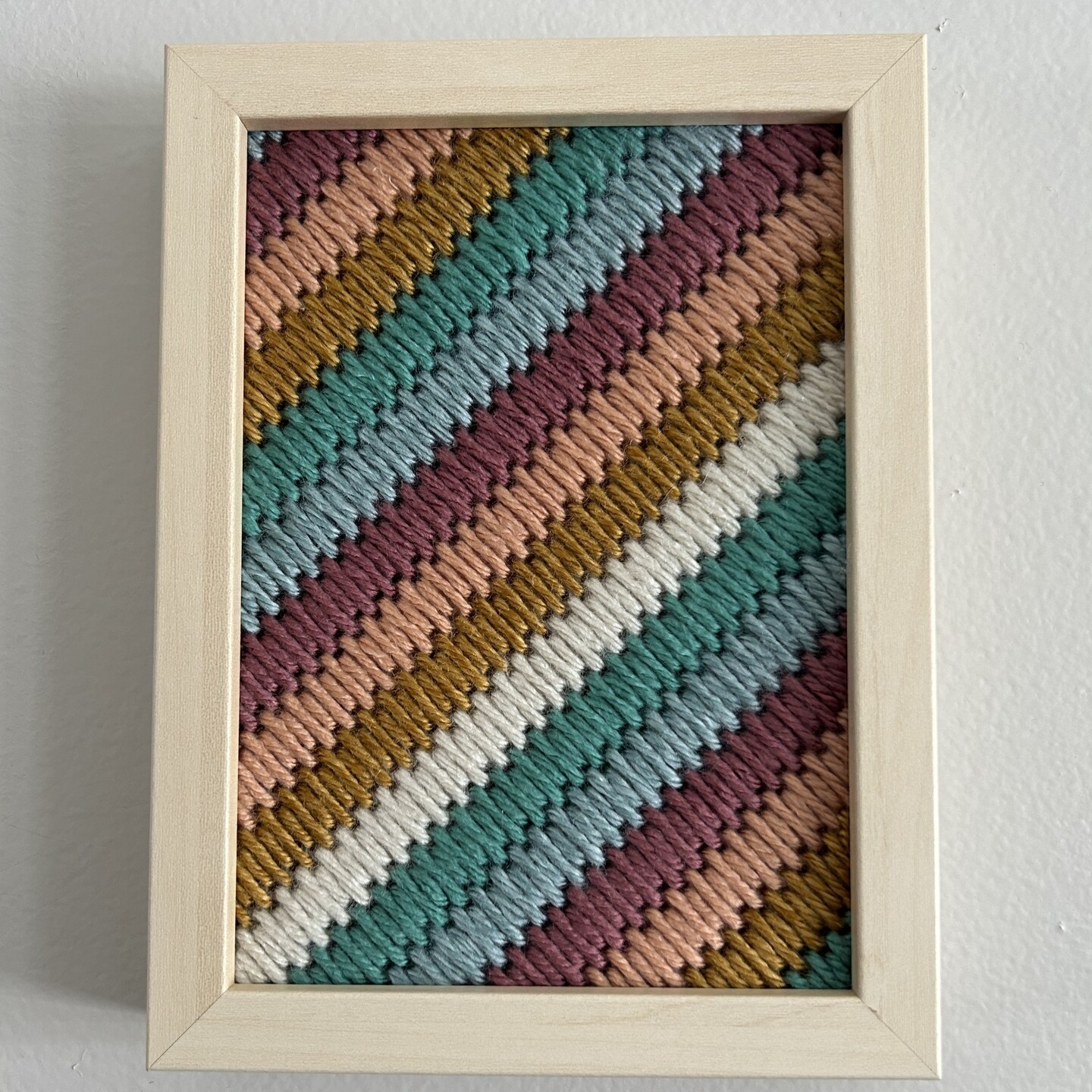 Framed Yarn Needlepoint | MakerPlace by Michaels