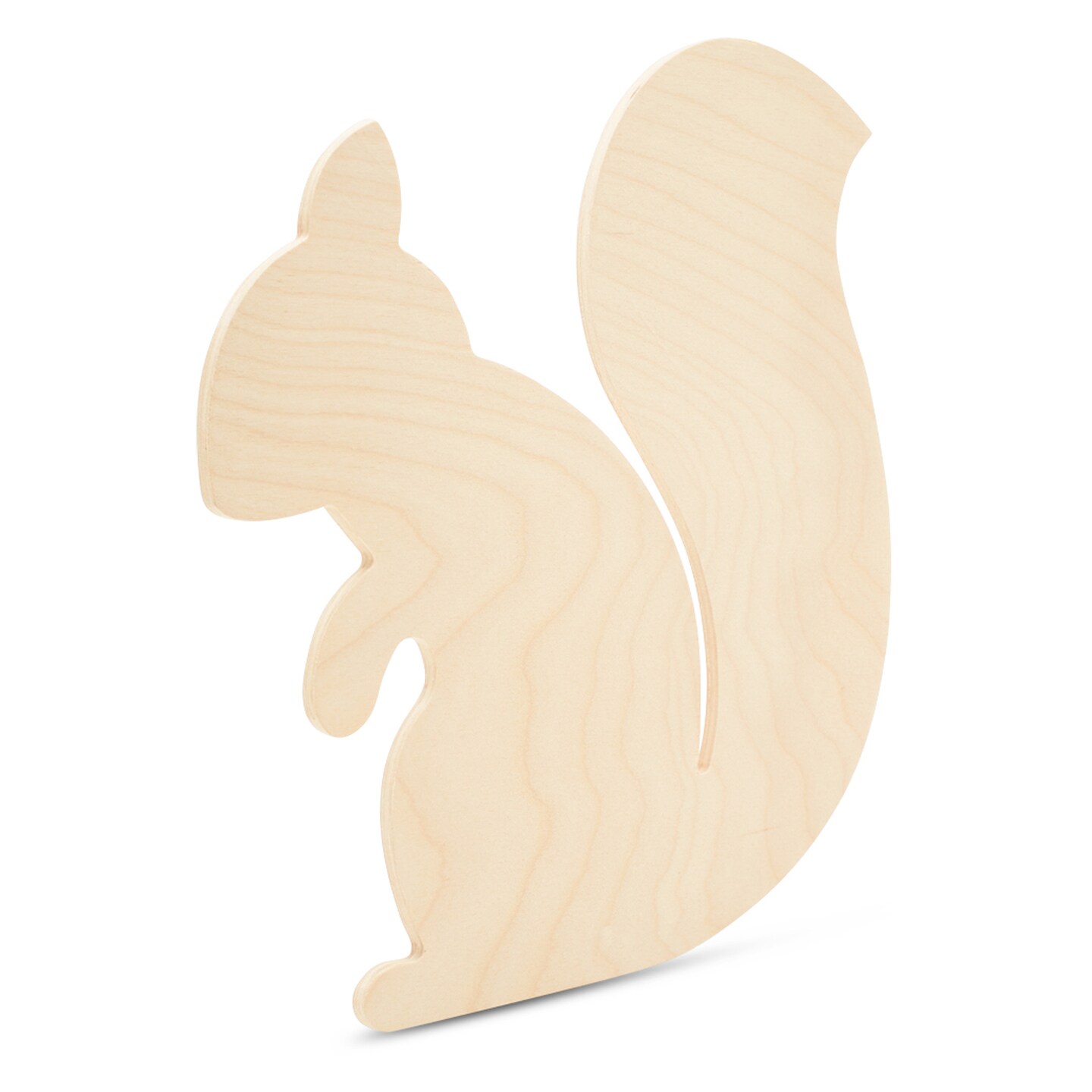 Squirrel Wood Cutout 12"x12", Unfinished, for Autumn Decor/Crafts ...