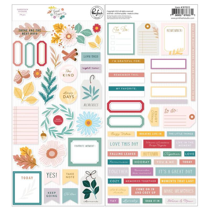 Good Times Cardstock Stickers - Pinkfresh | Michaels