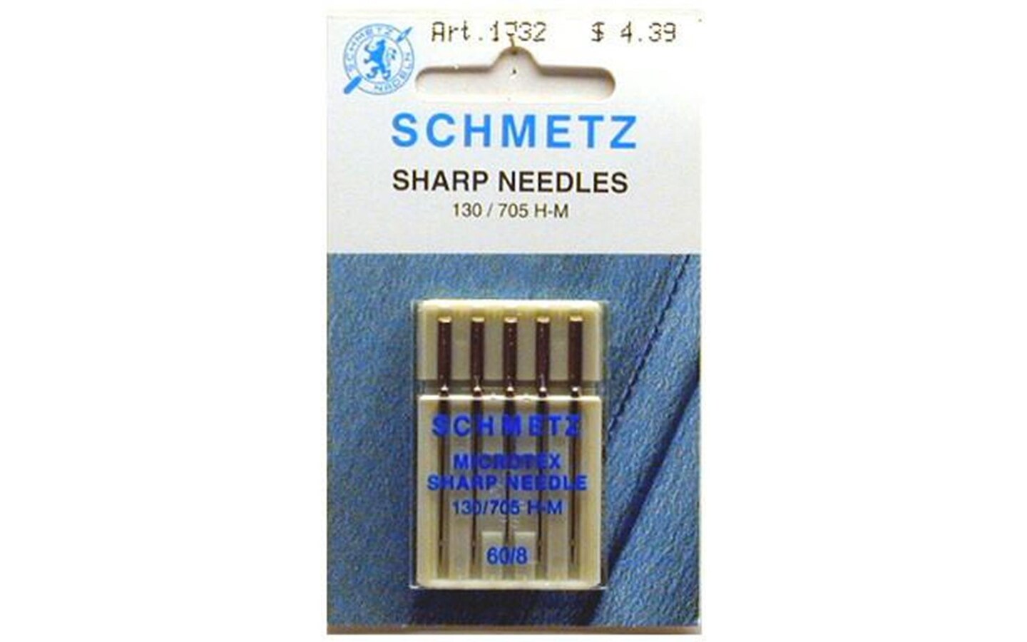 Schmetz Mach Needle Microtex Sharp Sz 60/8 5pc | Michaels
