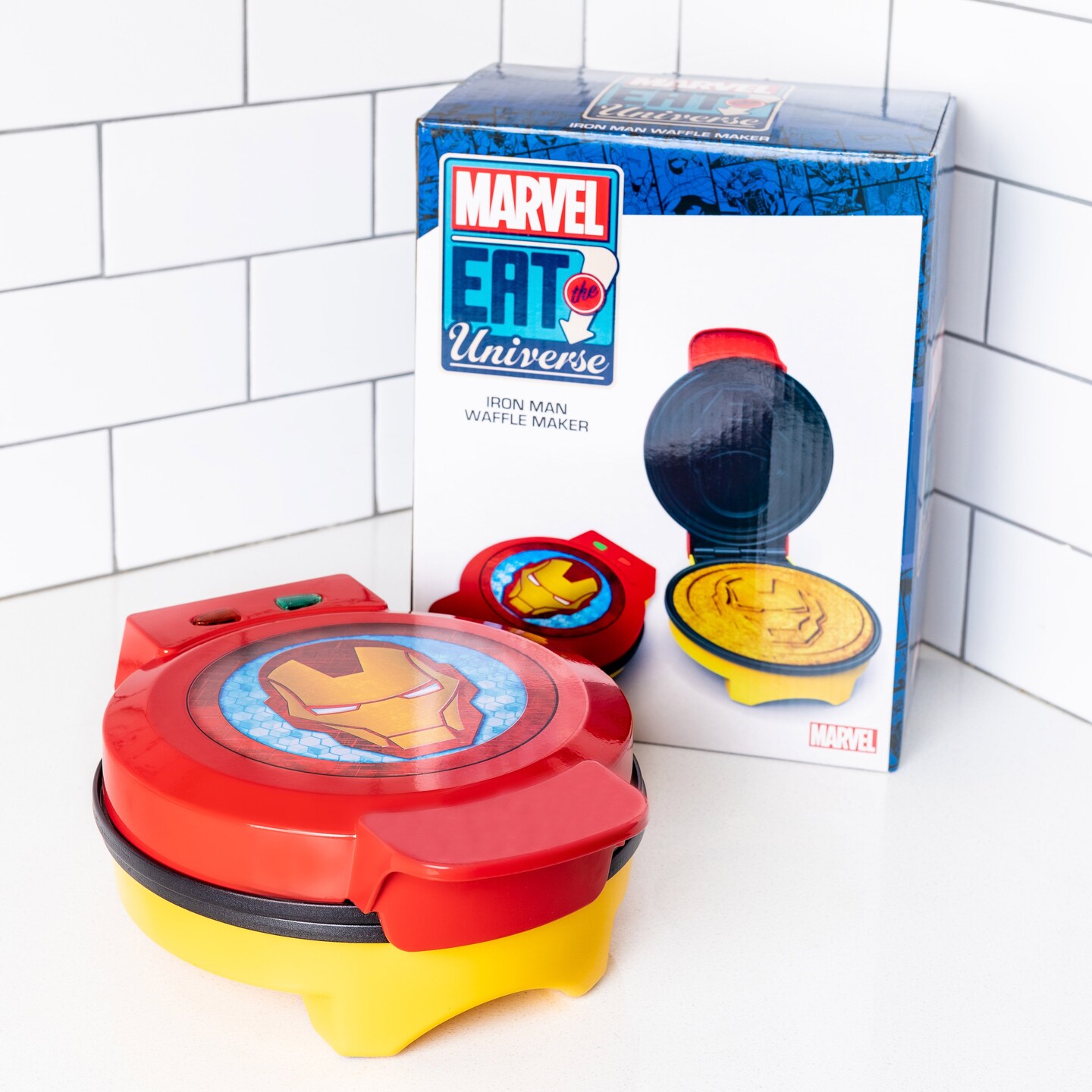 Uncanny Brands Marvel Iron Man Waffle Maker | Small Kitchen Appliances ...