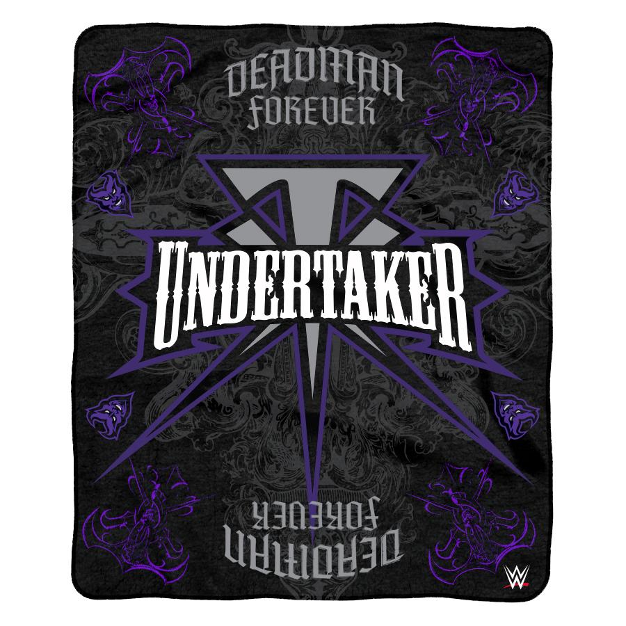 Sleep Squad WWE The Undertaker 60” x 80” Raschel Plush Blanket | Michaels
