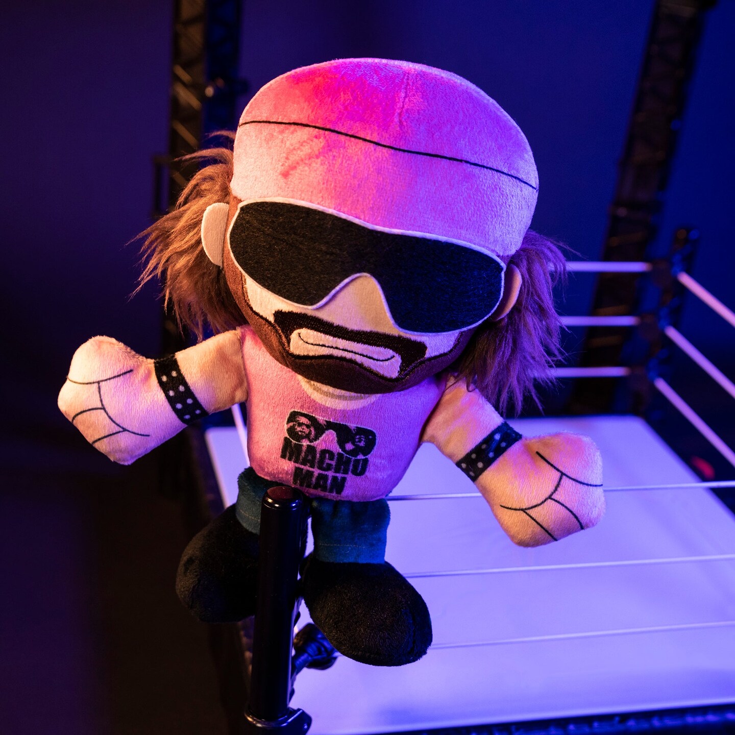 Bleacher Creatures WWE Macho Man Randy Savage 8" Kuricha Sitting Plush ...