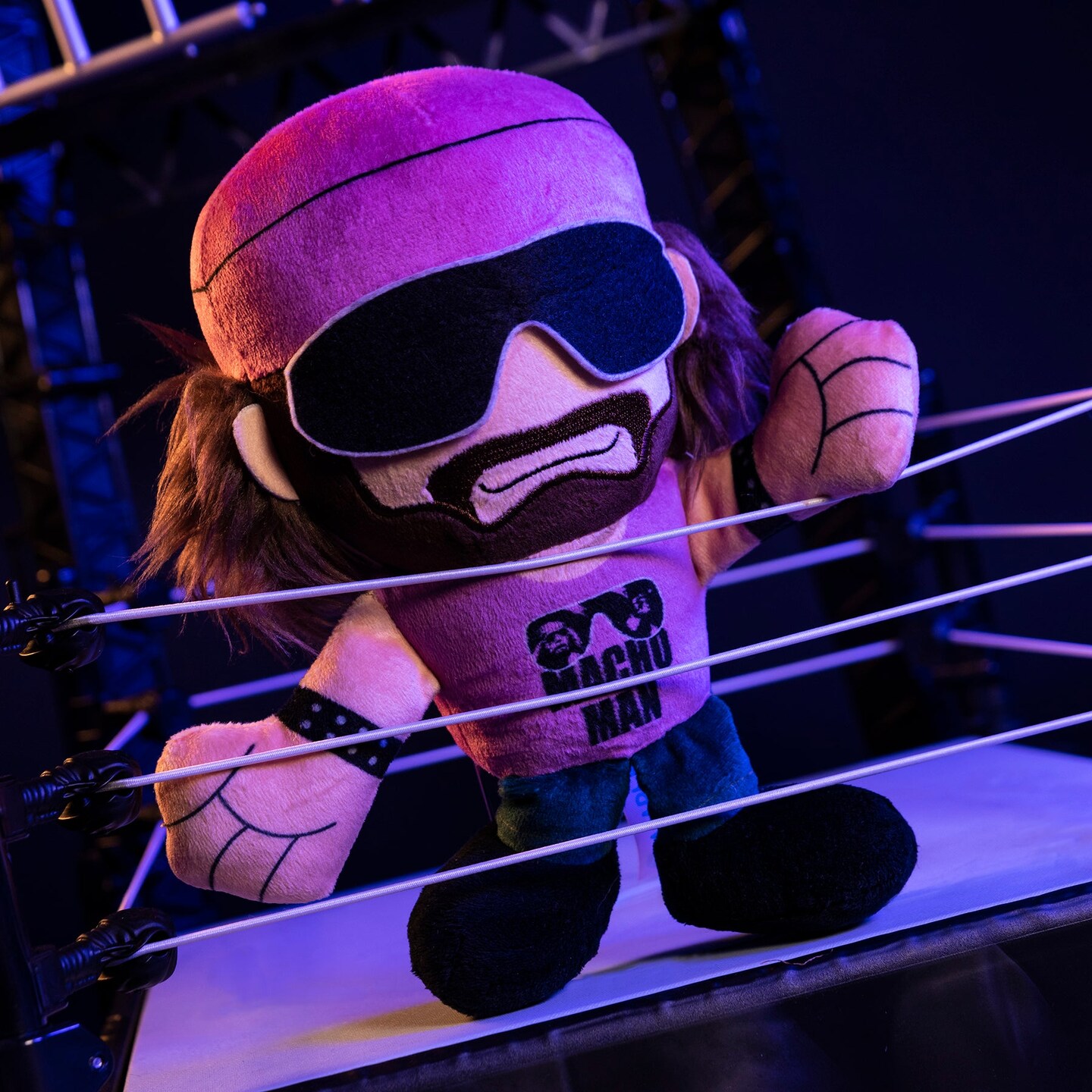 Bleacher Creatures WWE Macho Man Randy Savage 8" Kuricha Sitting Plush ...
