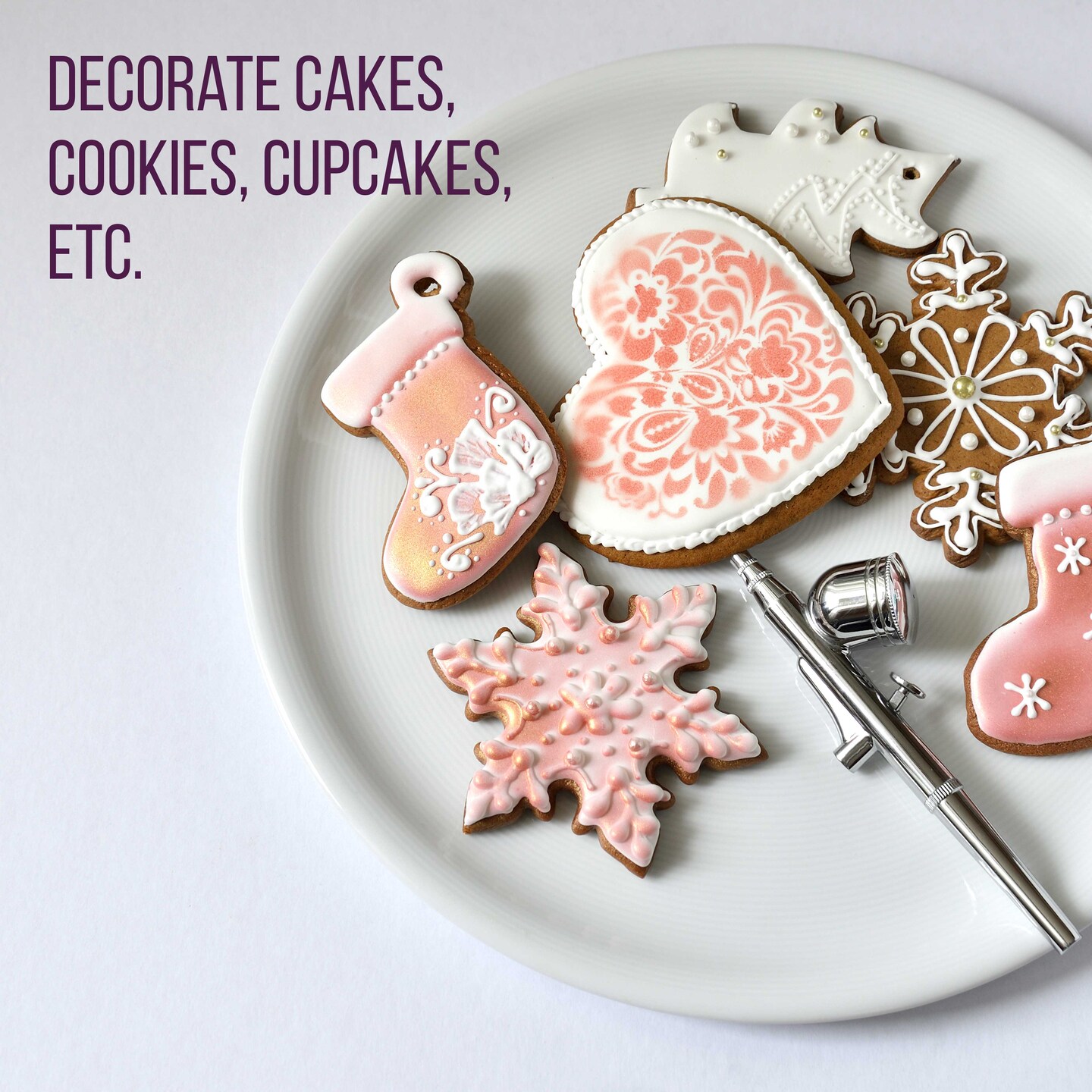 24 Color Deluxe Airbrush Cake Color Kit, 2 oz. Bottles | Cake ...