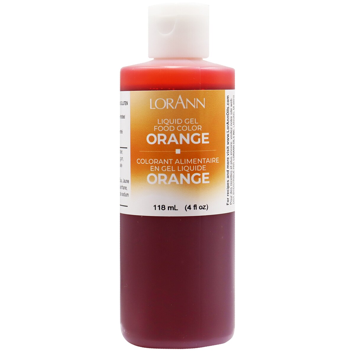 LorAnn Oils Orange Liquid Gel Food Color, 4 ounce | Michaels