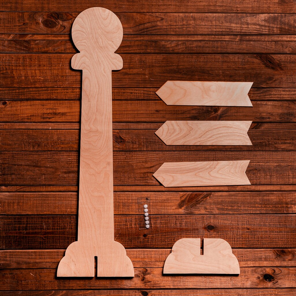 42 in. Unfinished Sign Pole Kit | Michaels