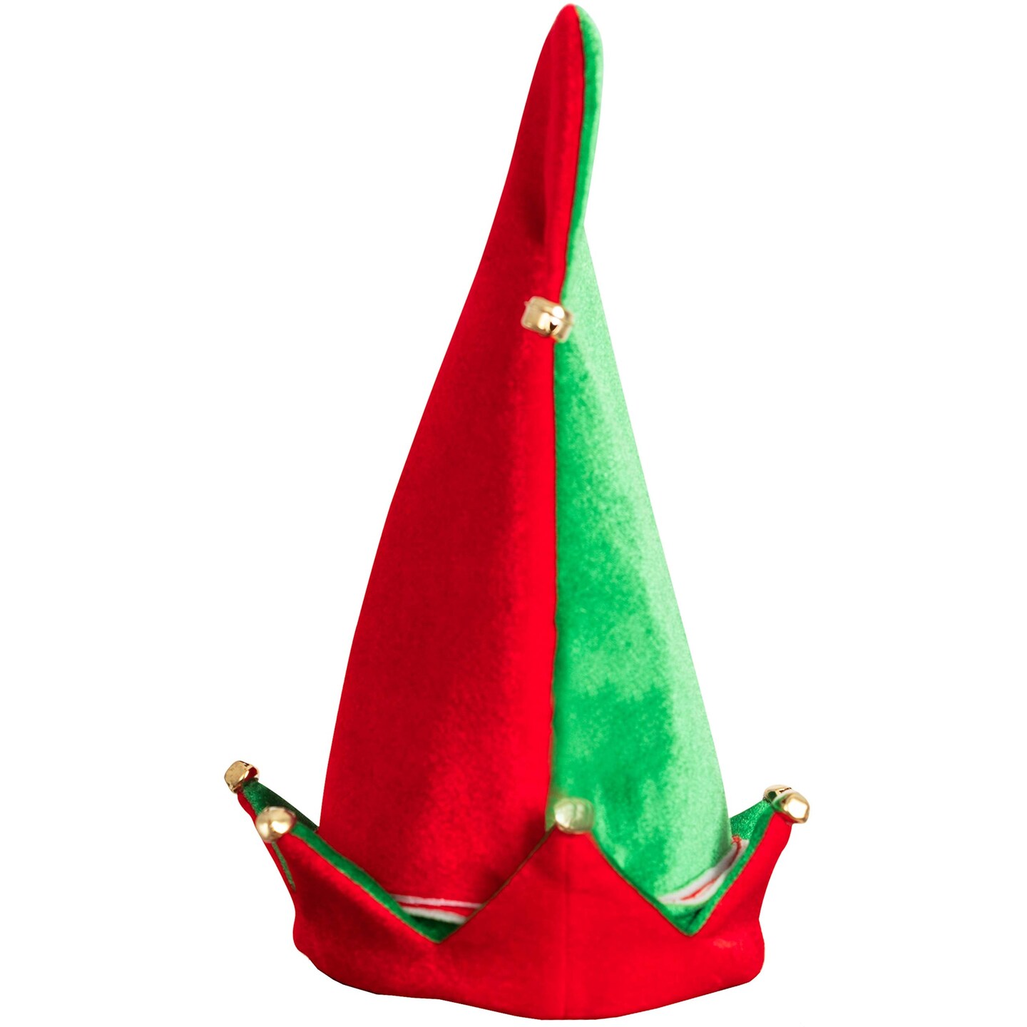 Funny Christmas Elf Hat - Red and Green Jolly Velvet Holiday Elven ...