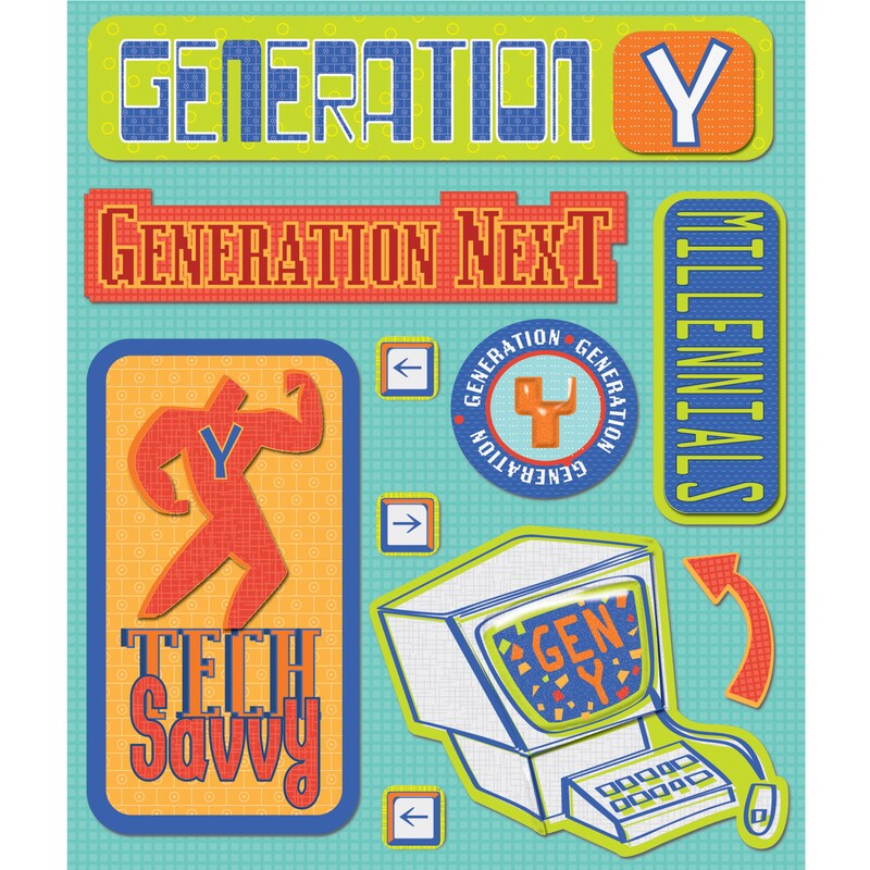Generation Y Stickers | Michaels
