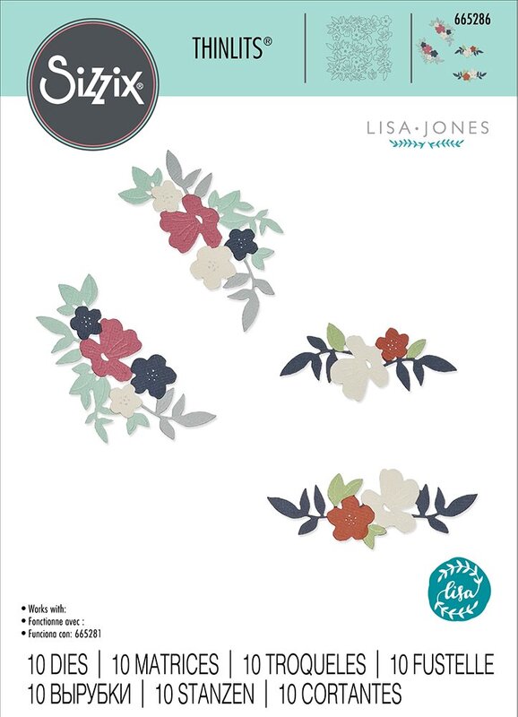 Wild Blooms Corners Thinlits Dies - Sizzix | Michaels