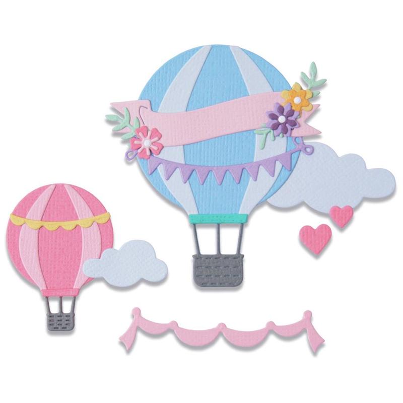 Hot Air Balloon Thinlits Dies - Sizzix | Michaels