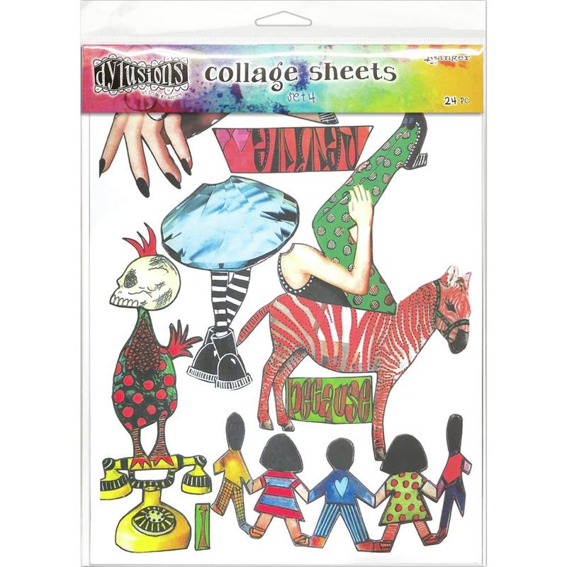 Set 4 Dyan Reaveley's Dylusions Collage Sheets | Michaels