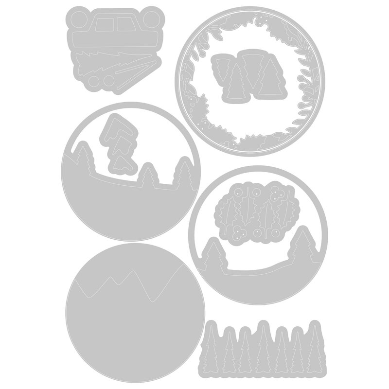 Winter Woodland Thinlits Dies - Sizzix | Michaels