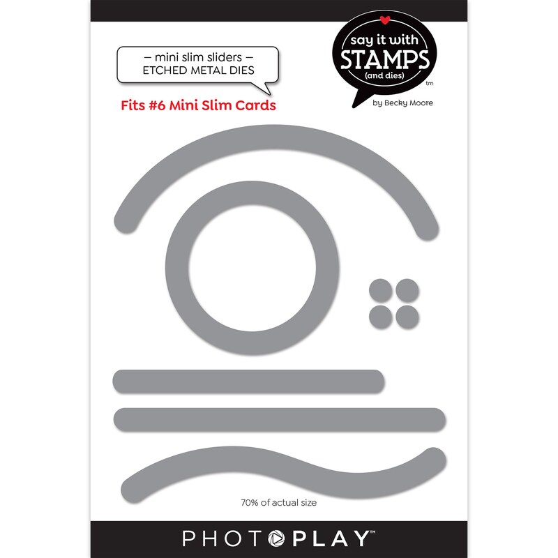 #6 Slim Penny Slider Dies - Say It With Stamps - Photoplay | Michaels