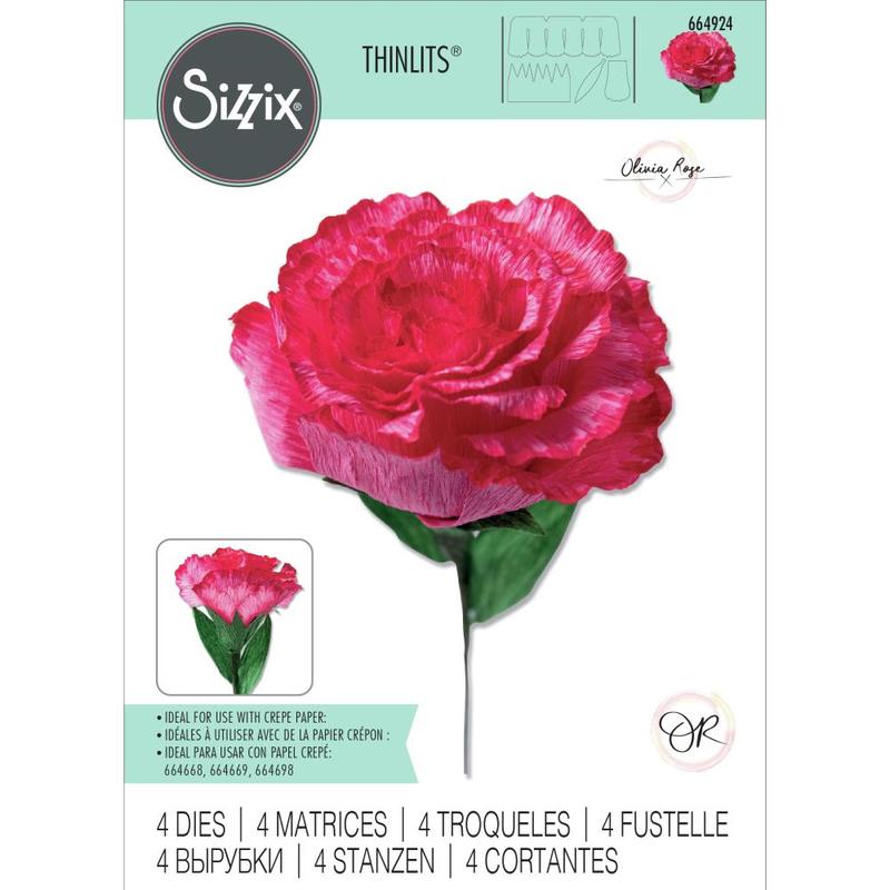 Carnation Thinlits Dies - Sizzix | Michaels