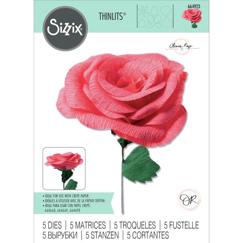 Classic Rose Thinlits Dies - Sizzix | Michaels