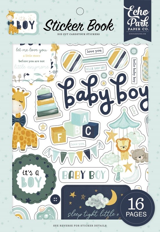 It’s A Boy Sticker Book - Echo Park | Michaels
