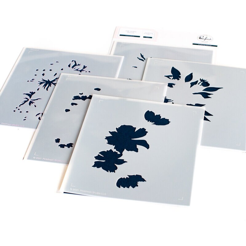 Cosmos Bunch Layering Stencils - Pinkfresh | Michaels