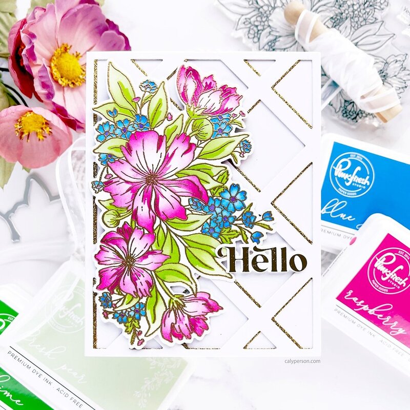 Cosmos Bunch Layering Stencils - Pinkfresh | Michaels